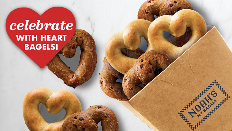 Configure Heart Shaped Bagels & Shmear - Noah's Catering ...